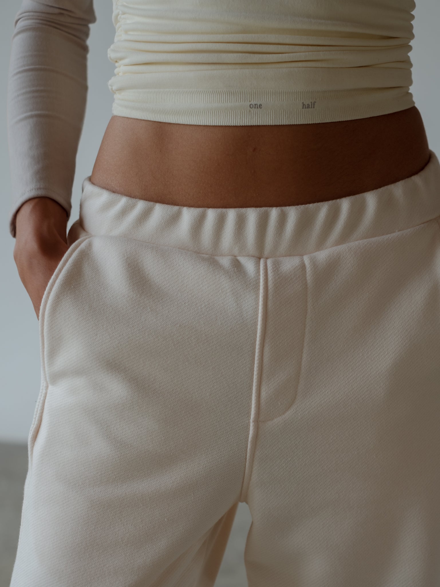 Cream Pants For Women | One Half – One Half