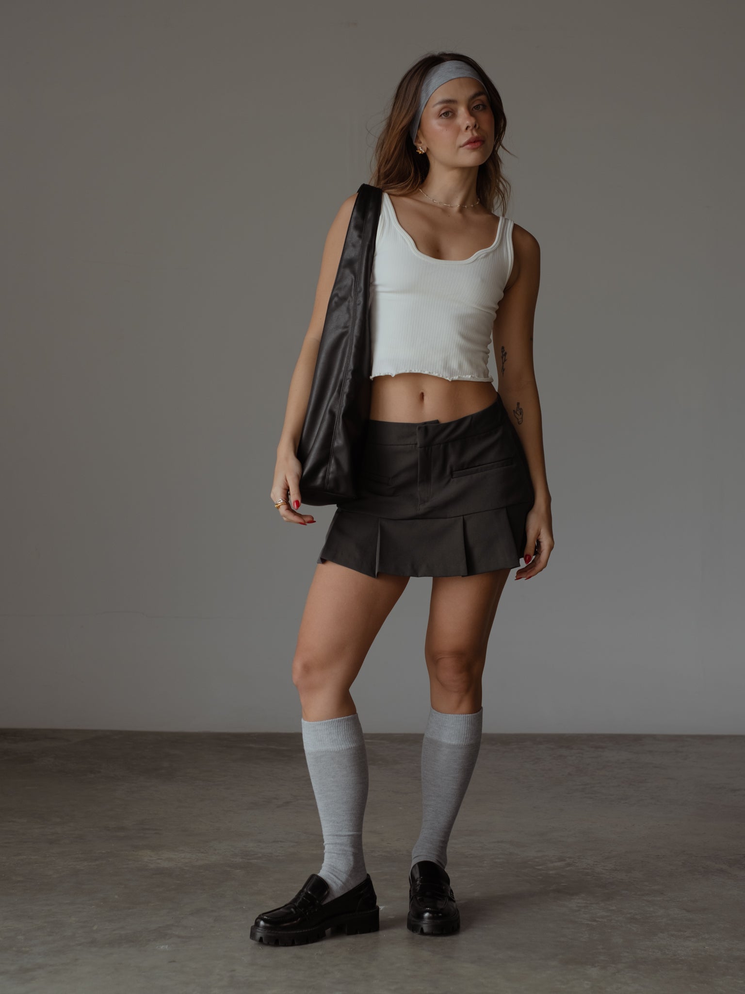 Grey Long Socks For Women | One Half – One Half